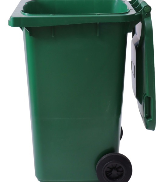 240L dustbin-ISO-Certified Heavy-Duty HDPE/PP Plastic Waste Bin with ...
