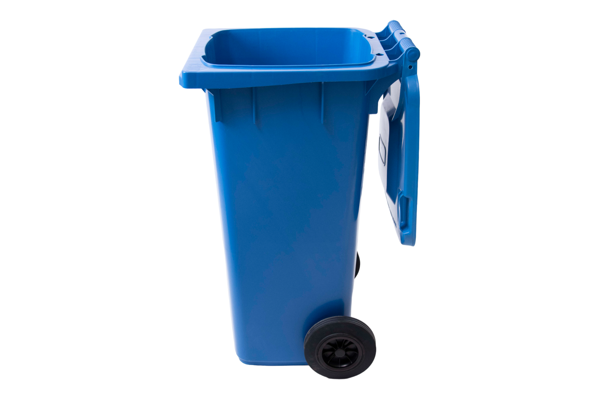 ISO-Certified 120L Heavy-Duty dustbin with Lid and Wheels| Premium HDPE Residential Waste ...