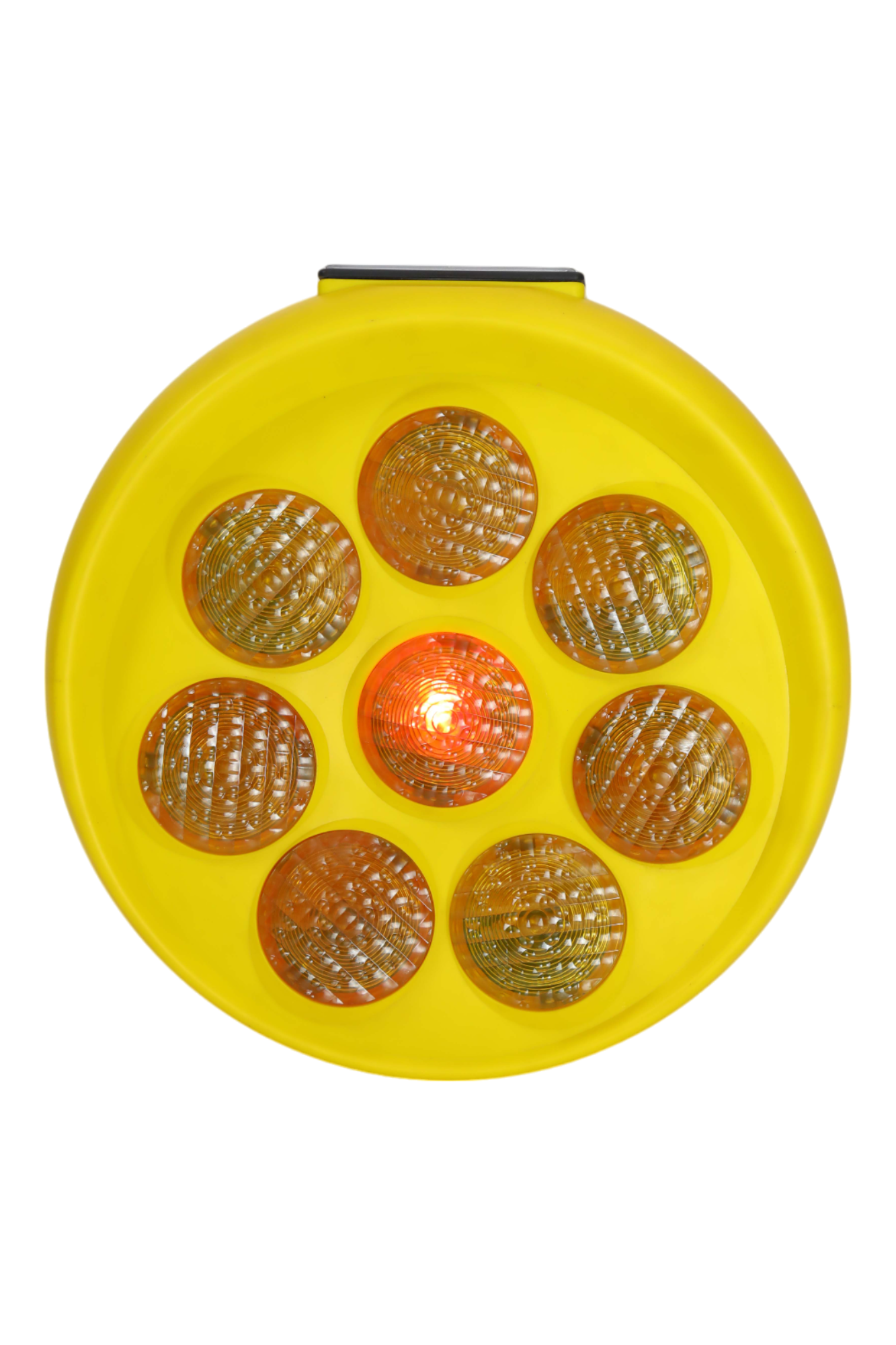 iSO CERTIIED Solar-Powered 8 LED Sunflower Traffic Warning Light ...