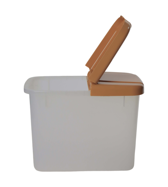 Transparent rectangular case with flip cover - Faridi Plastic ...