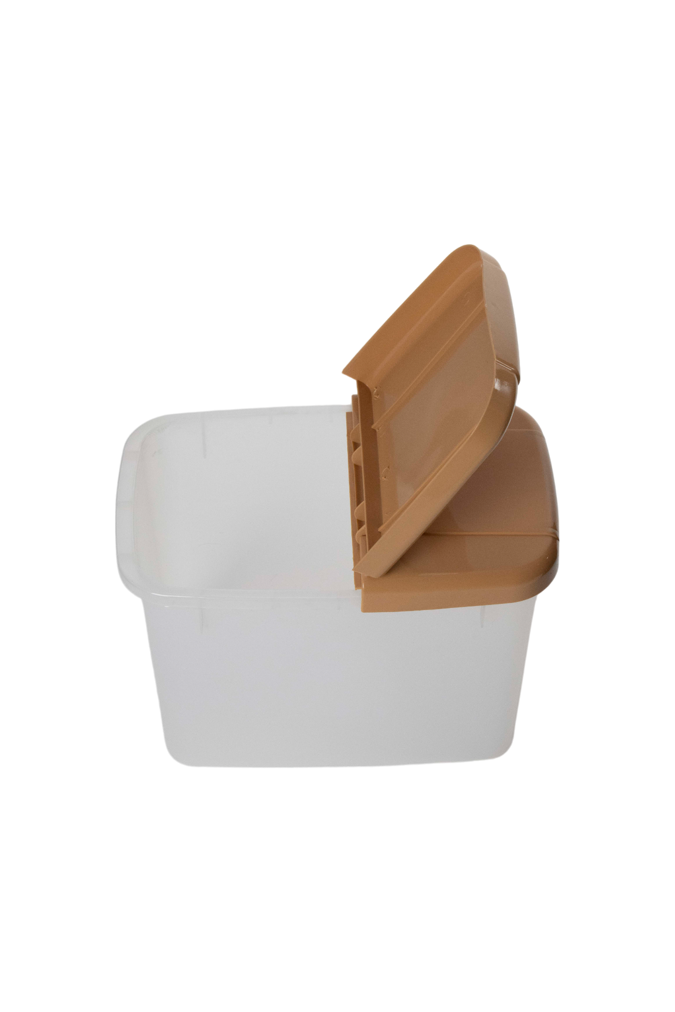 Transparent rectangular case with flip cover - Faridi Plastic ...