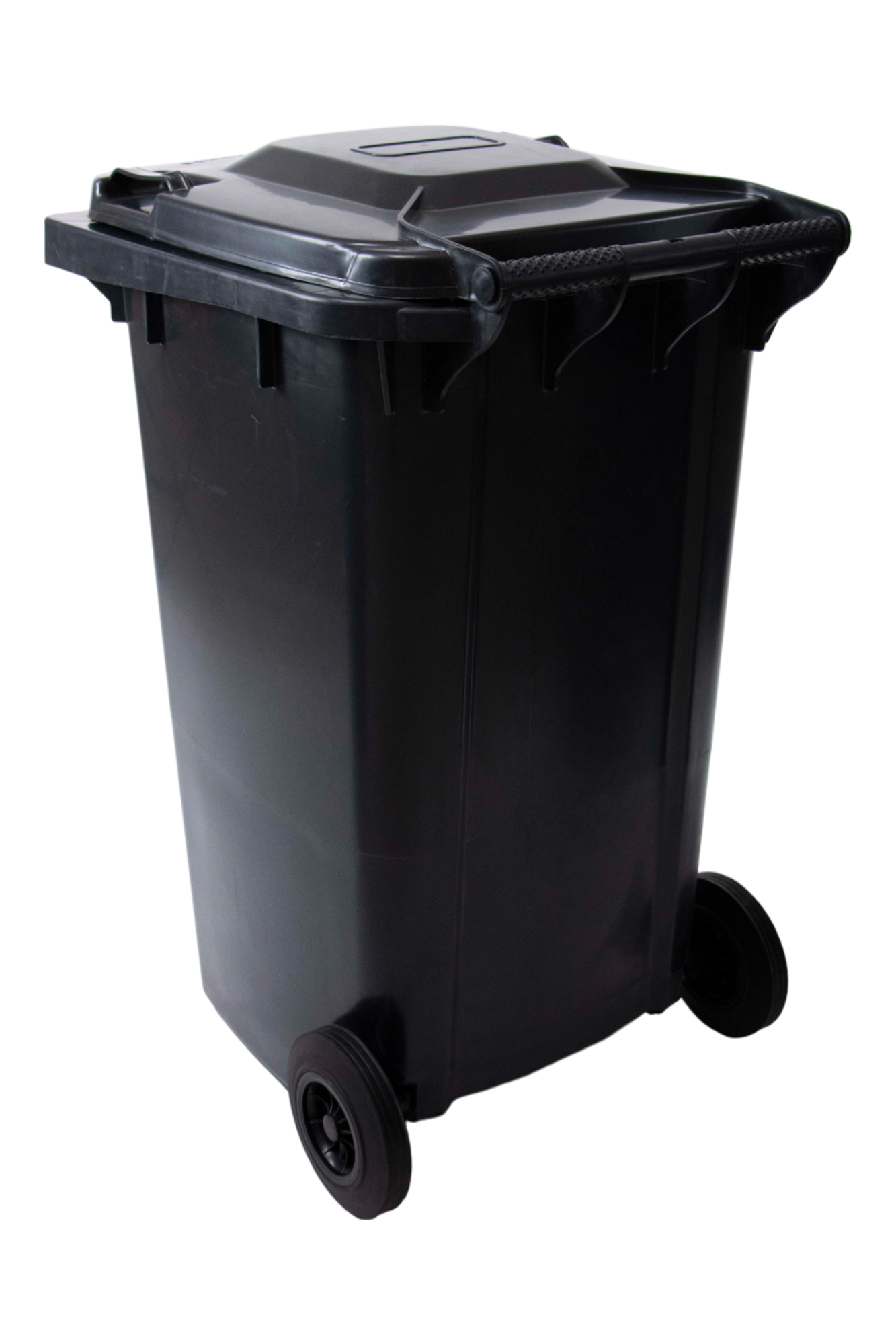 240L dustbin-ISO-Certified Heavy-Duty HDPE/PP Plastic Waste Bin with ...